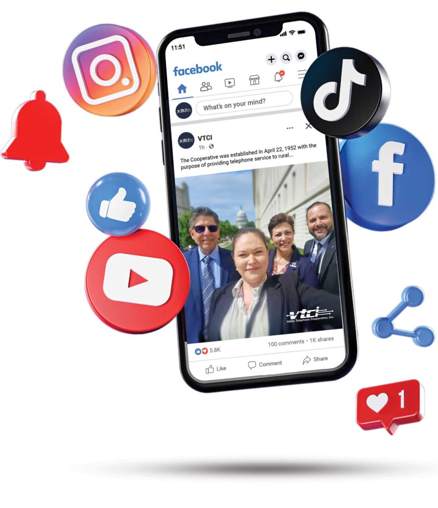 Social Media - Valley Telephone Cooperative, Inc.